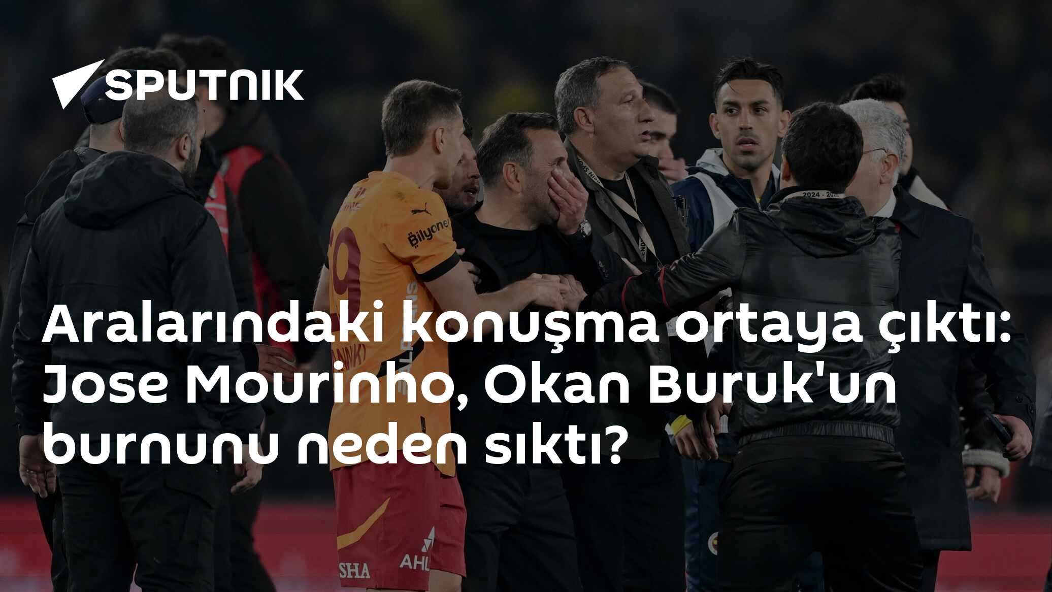 Aralarındaki konuşma ortaya çıktı: Jose Mourinho, Okan Buruk'un burnunu ...