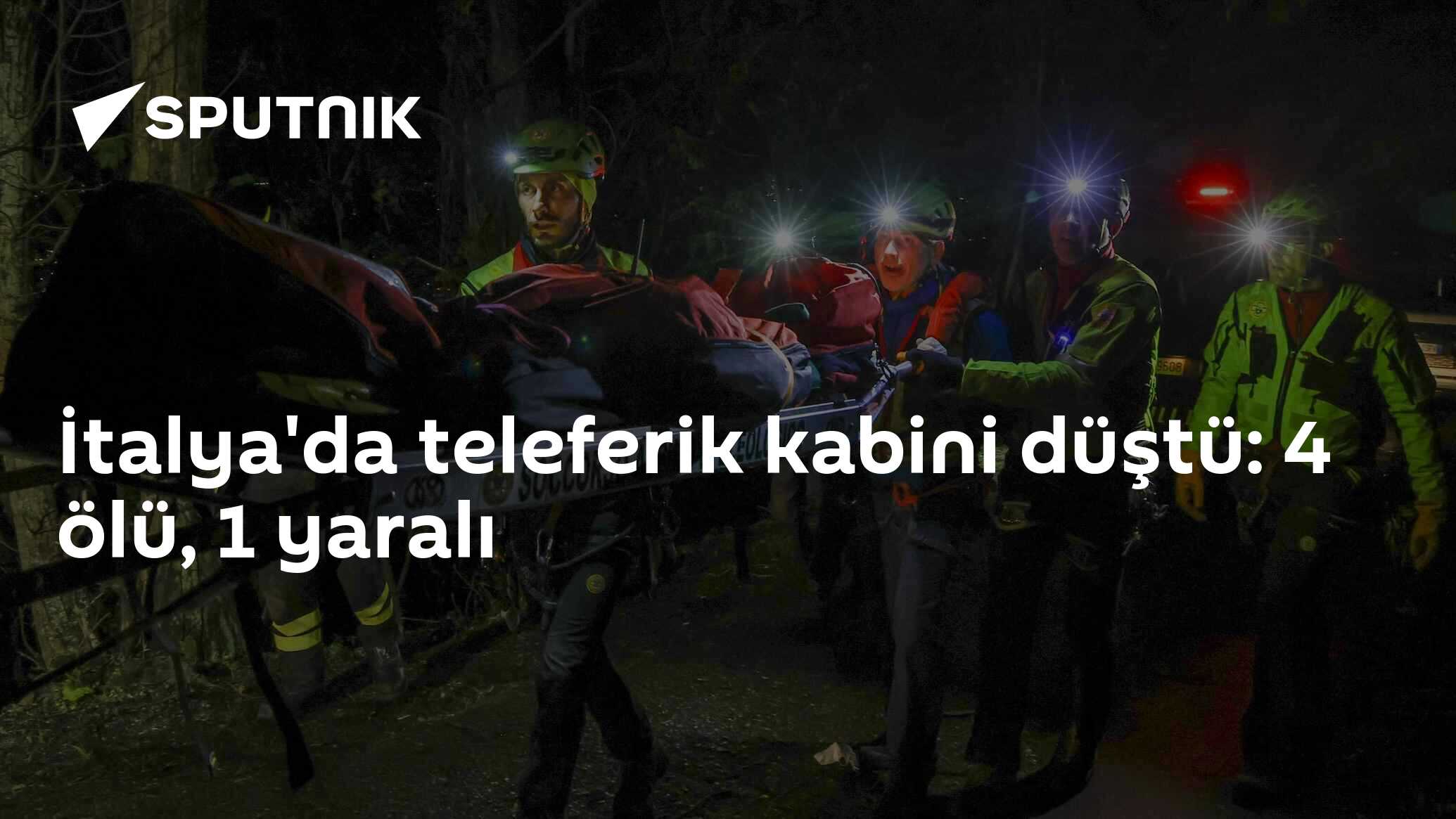 İtalya'da teleferik kabini düştü: 4 ölü, 1 yaralı - 18.04.2025, Sputnik ...