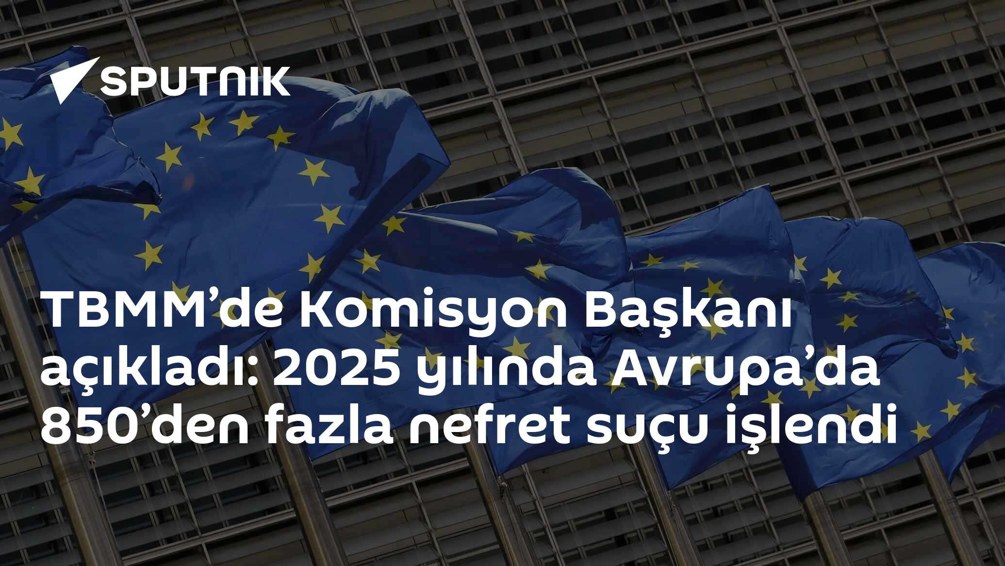 TBMM’de Komisyon Başkanı açıkladı: 2025 yılında Avrupa’da 850’den fazla ...
