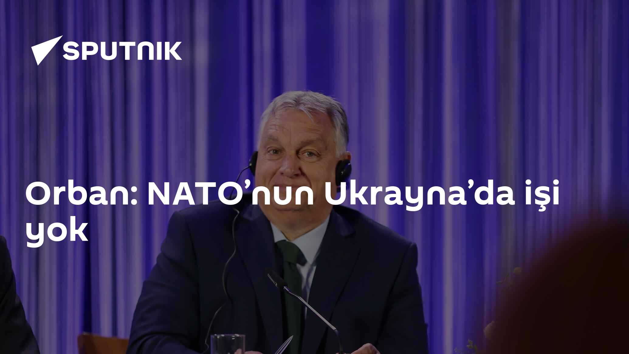 Orban: NATO’nun Ukrayna’da işi yok - 25.06.2025, Sputnik Türkiye