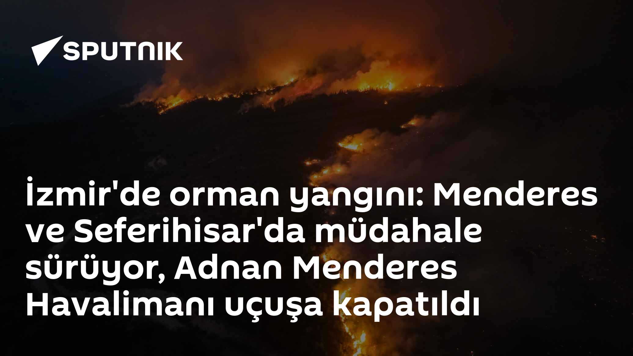İzmir'de orman yangını: Menderes ve Seferihisar'da müdahale sürüyor ...