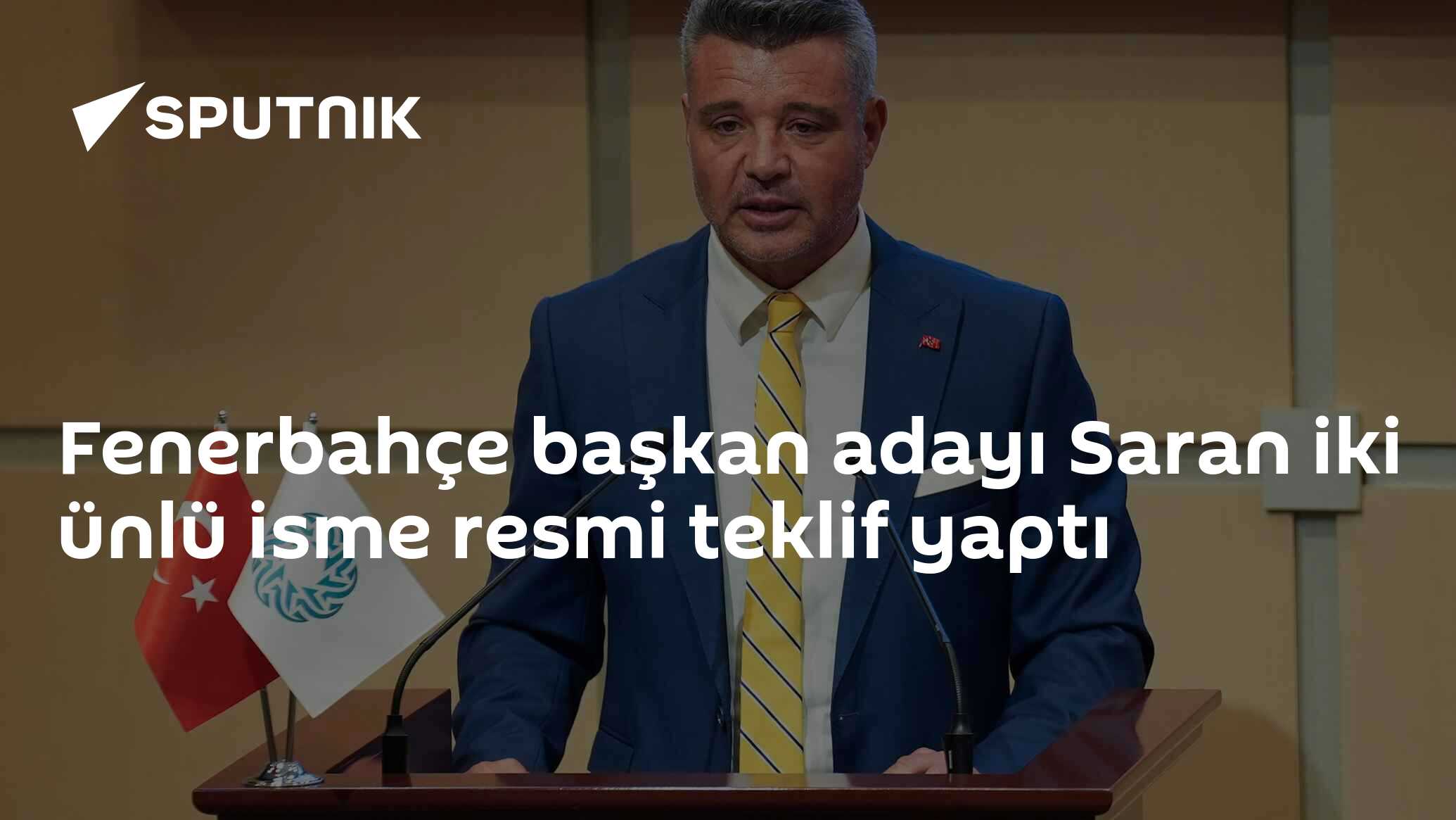 Fenerbahçe başkan adayı Saran iki ünlü isme resmi teklif yaptı - 03.09. ...