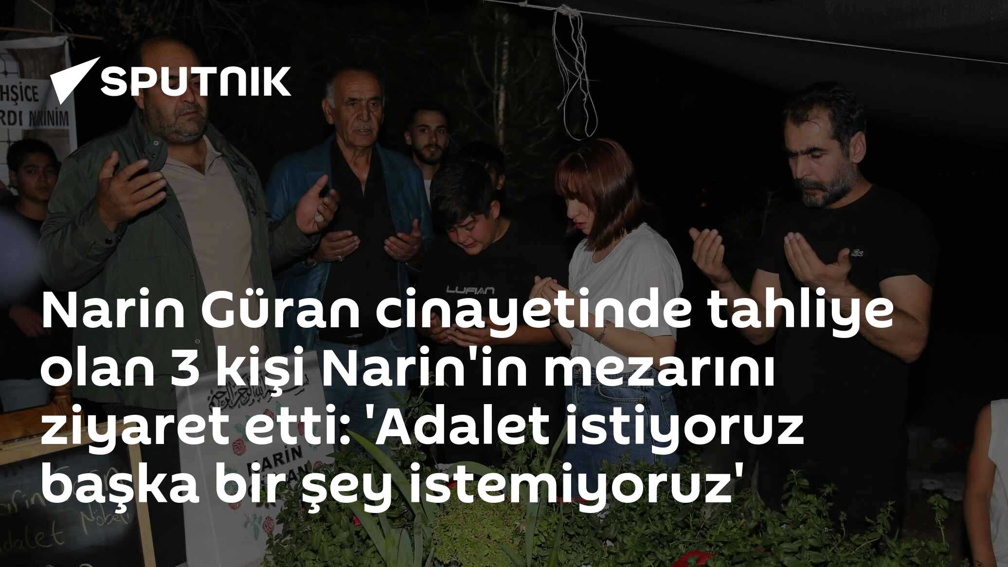 Narin Güran cinayetinde tahliye olan 3 kişi Narin'in mezarını ziyaret ...
