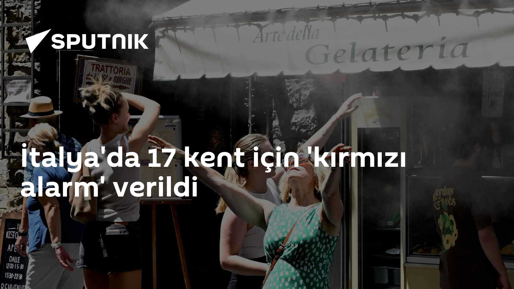 İtalya'da 17 kent için 'kırmızı alarm' verildi - 23.06.2026, Sputnik ...