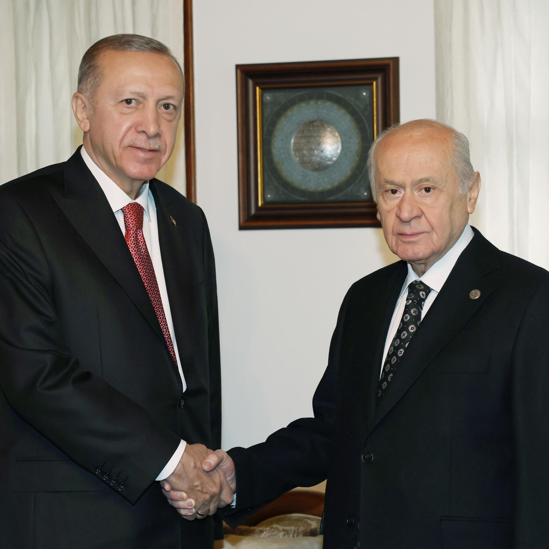 Cumhurbaşkanı Erdoğan, Bahçeli ile bir araya geldi - 02.02.2023 ...